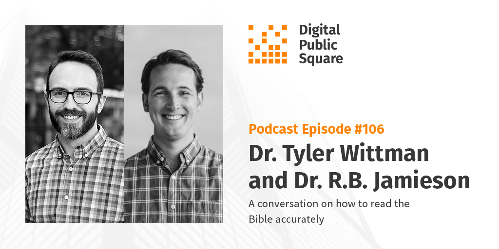 A conversation with Dr. Tyler Wittman and Dr. R.B. Jamieson on how to ...